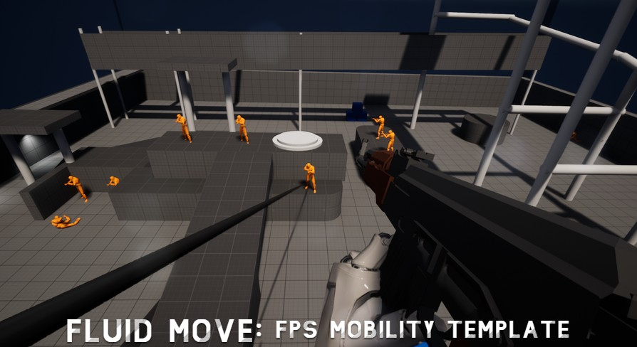 FluidMove: FPS Mobility Template in Blueprints - UE Marketplace