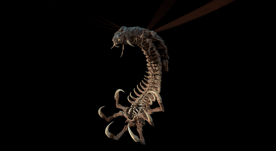 Flying Scorpion Aliens
