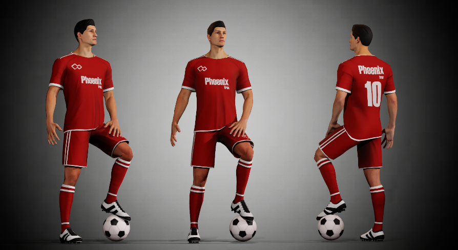 Football player in Characters - UE Marketplace