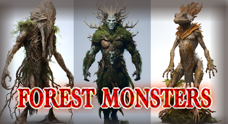 Forest Monsters in 2D Assets - UE Marketplace
