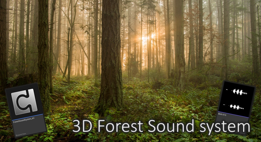 Forest Sound System 3D, 카테고리 사운드 이펙트 - UE 마켓플레이스