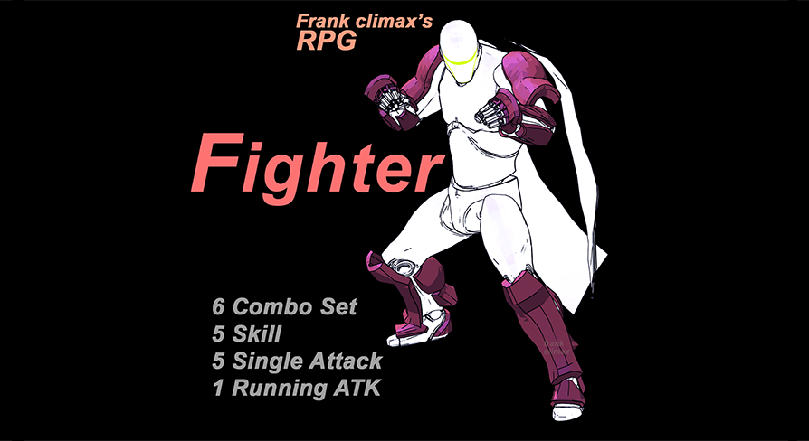 Frank RPG Fighter in Animations - UE Marketplace