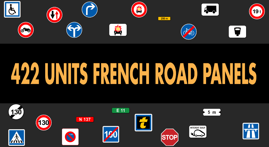 Full Pack of Traffic Signs in Textures - UE Marketplace