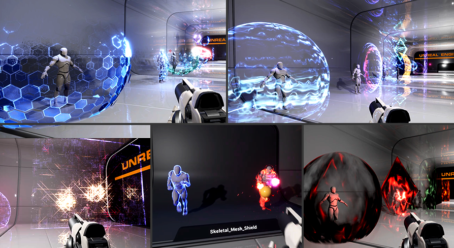 Shield FX Responsive in Visual Effects - UE Marketplace