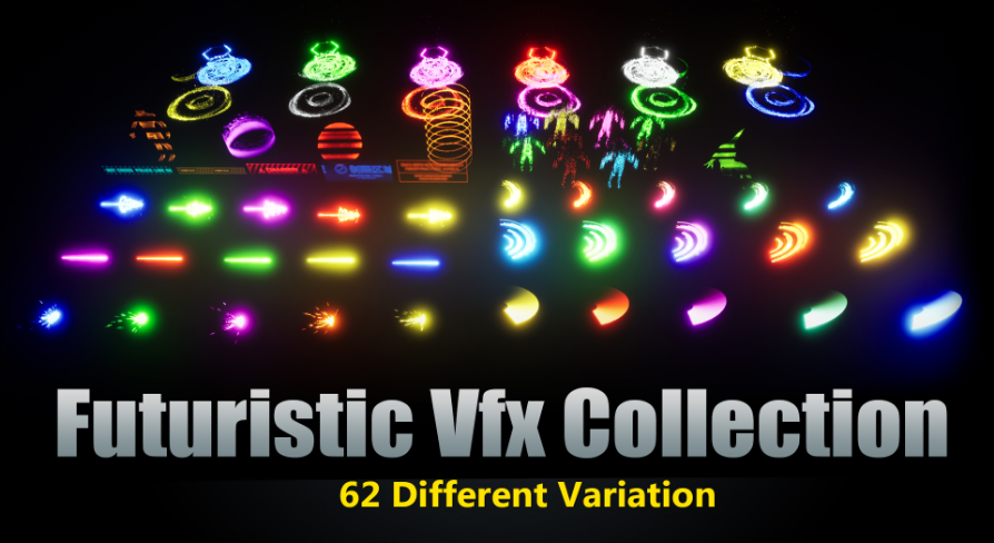 Futuristic VFX Collection in Visual Effects - UE Marketplace