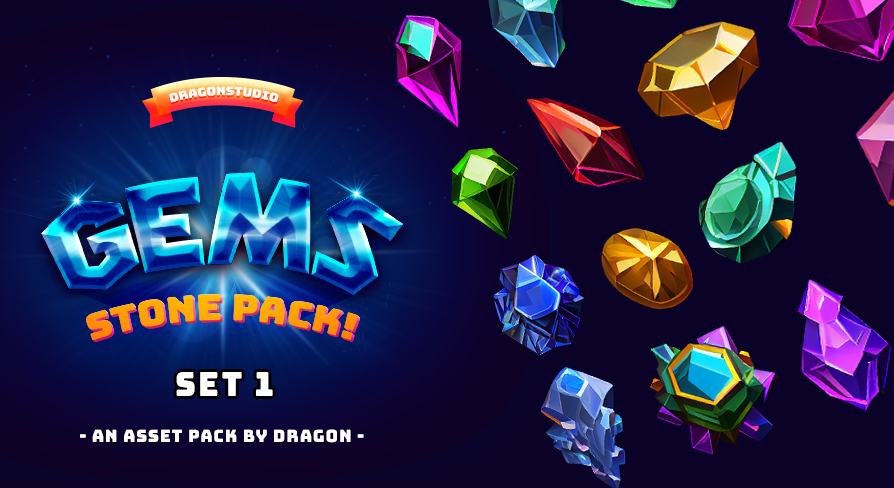 GEMSTONE 2D ASSET SPRITE ICON 50 PACK (S1) in 2D Assets - UE Marketplace