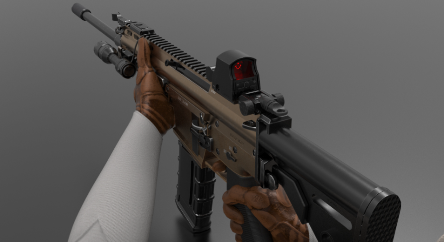 Game Combat Rifle in Weapons - UE Marketplace