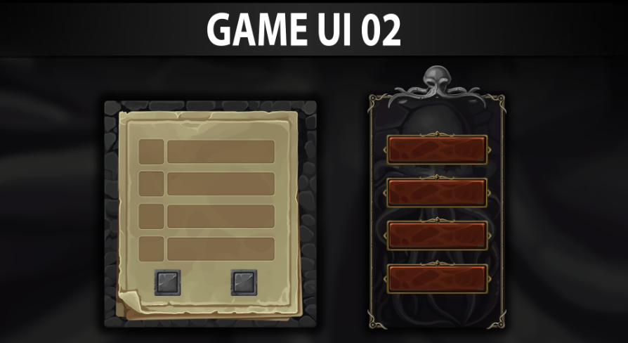 Game UI 02 in 2D Assets - UE Marketplace