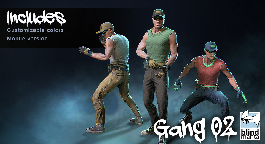 Gang 02 in Characters - UE Marketplace