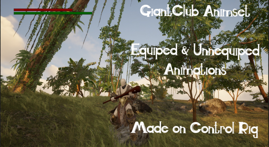 GiantClub Animset, 카테고리 애니메이션 - UE 마켓플레이스