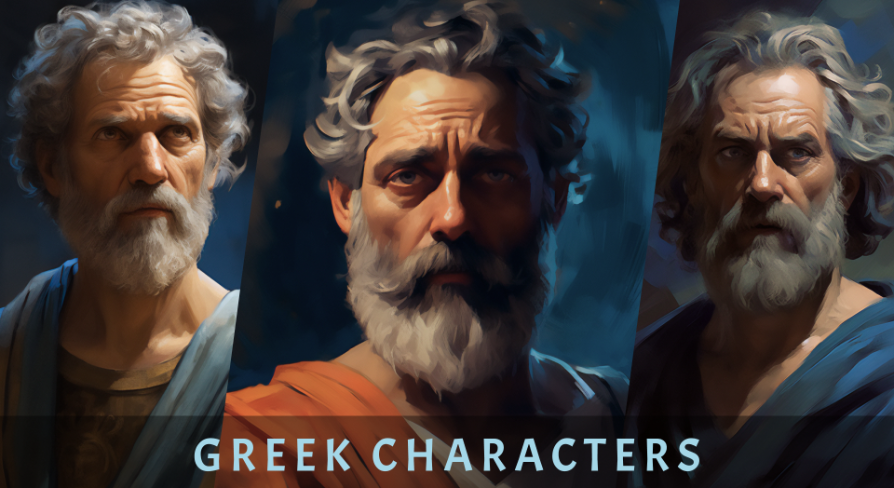 Greek Character Avatars：2Dアセット - UE マーケットプレイス