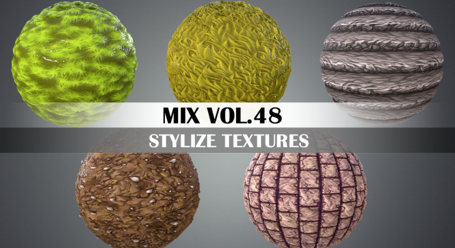 Ground Vol.48 - Hand Painted Textures：テクスチャー - UE マーケットプレイス