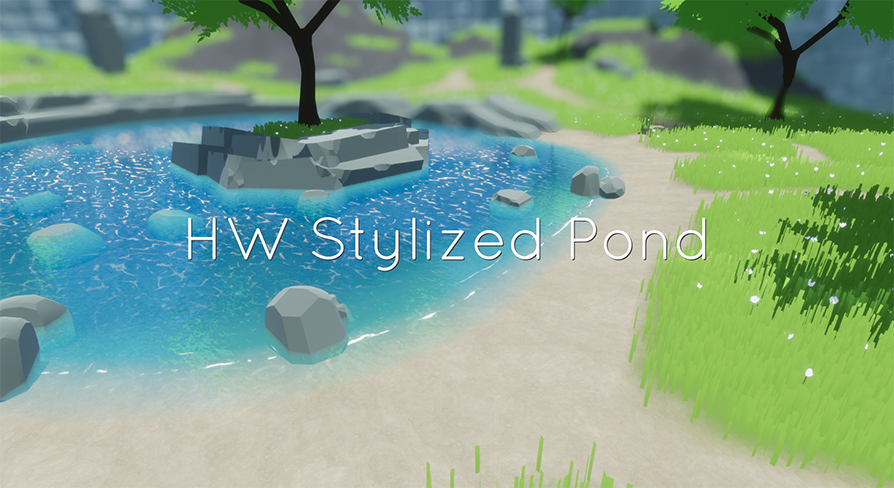HW Stylized Pond in Environments - UE Marketplace