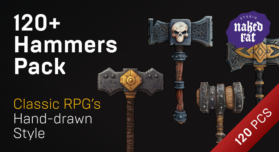 Hammers 2D Pack：2Dアセット - UE マーケットプレイス