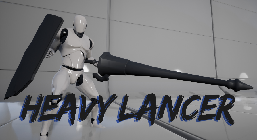 在动画创建的Heavy Lancer AnimSet - 虚幻引擎商城