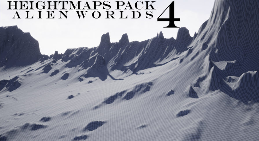 HeightMaps Pack 4 - Alien Worlds in Textures - UE Marketplace