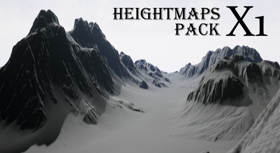 HeightMaps Pack X1 in Textures - UE Marketplace