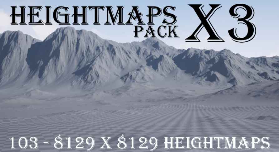 HeightMaps Pack X3, 카테고리 텍스처 - UE 마켓플레이스