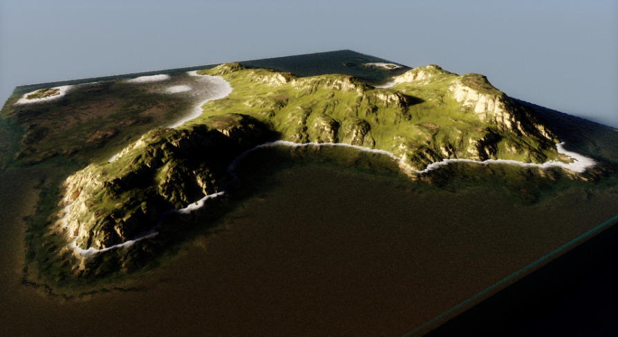 Heightmap - Island V2 in Textures - UE Marketplace