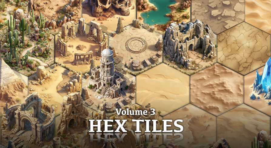 Hex Tiles - Volume 3 in 2D Assets - UE Marketplace