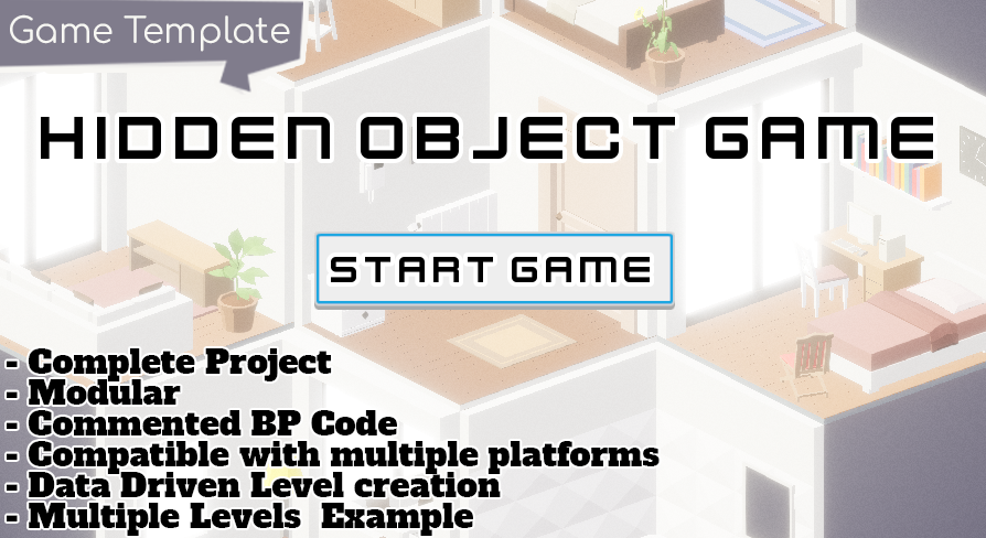 Multiplayer Hidden Object Game Template in Blueprints - UE Marketplace