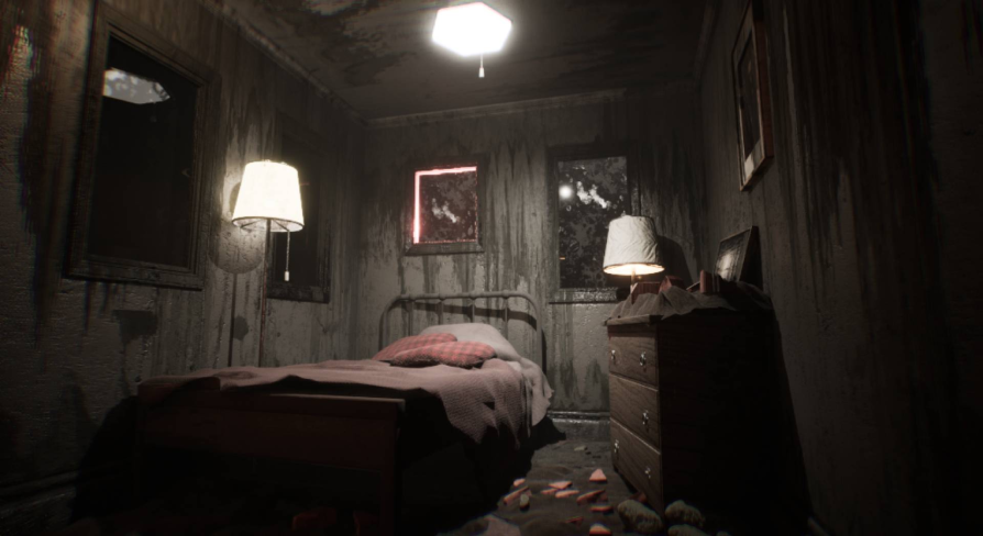 Horror Bedroom / 35 Assets in Environments - UE Marketplace