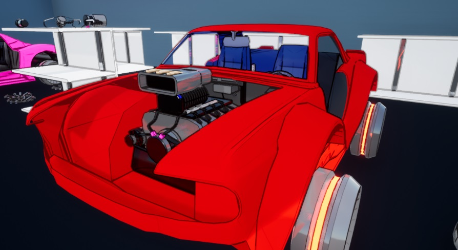 Hover cars with physics based customization in Blueprints - UE Marketplace