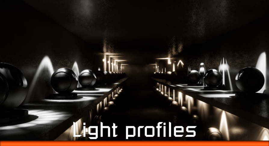 在特效创建的IES Light Profile Pack - 虚幻引擎商城
