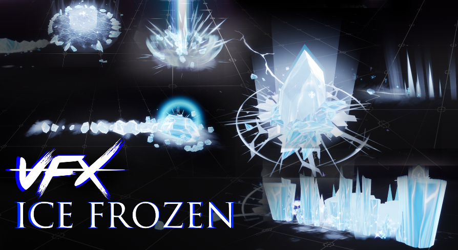 Ice & Frozen Dynamic VFX Pack in Visual Effects - UE Marketplace