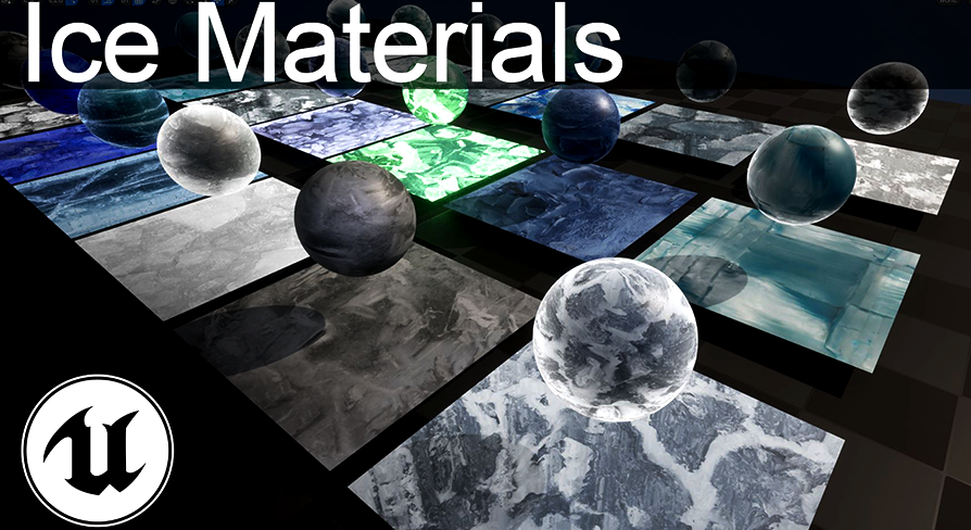 Ice Material PBR 4K Seamless in Materials - UE Marketplace
