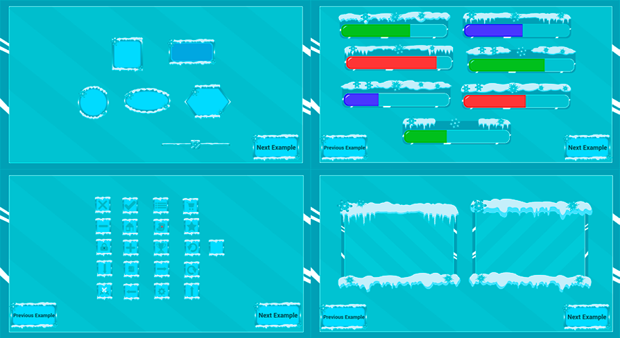 Ice UI set theme in 2D Assets - UE Marketplace