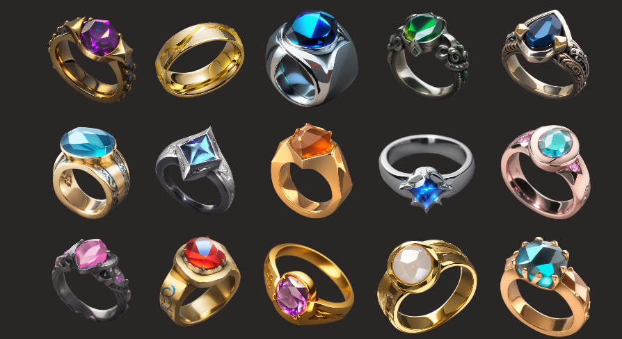 Incredible Rings in 2D Assets - UE Marketplace