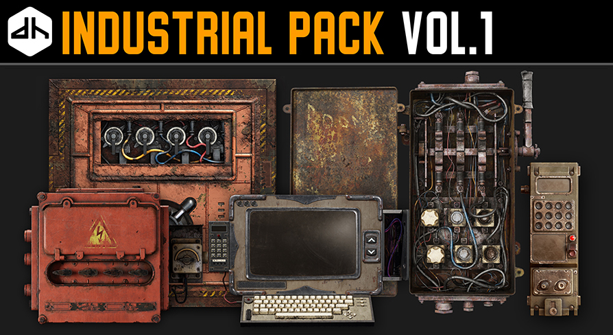 Industrial Pack Vol.1 in Props - UE Marketplace