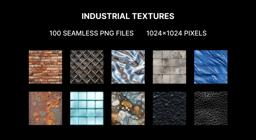 Industrial Textures Pack, 카테고리 2D 애셋 - UE 마켓플레이스