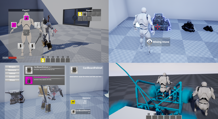 Interaction Inventory system in Blueprints - UE Marketplace