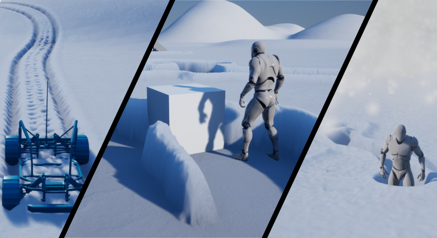 Interactive Dynamic Snow Weather System Under 5 Min Setup In