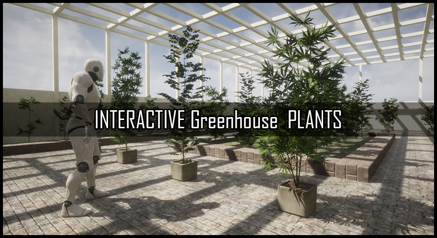 Interactive Greenhouse Plants in Props - UE Marketplace