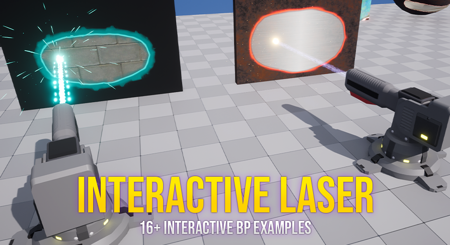 Interactive Laser System, 카테고리 블루프린트 - UE 마켓플레이스