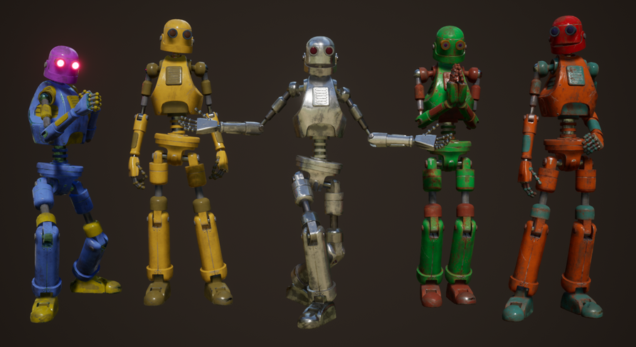 Iron Robot A in Characters - UE Marketplace