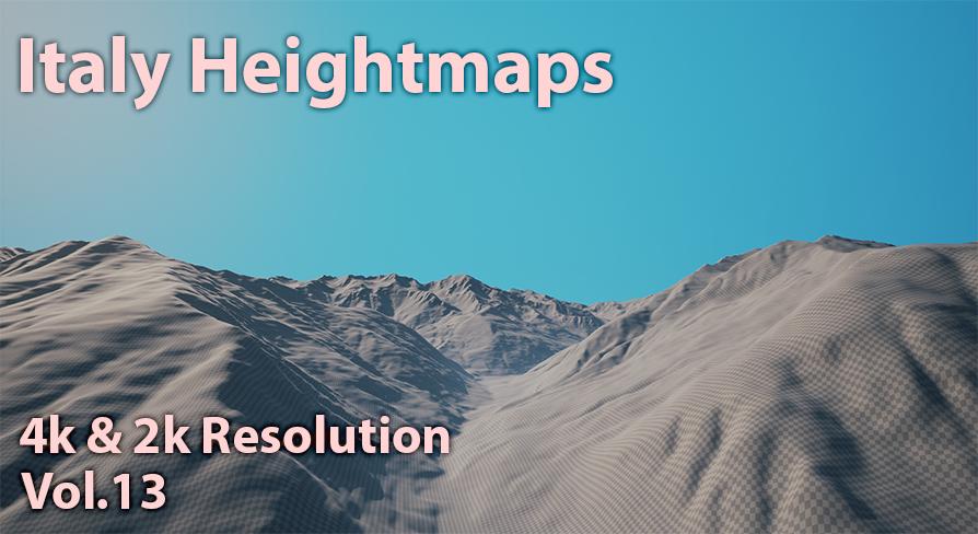 Italy Heightmaps for Open-World projects in Textures - UE Marketplace