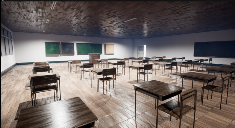 Japanese Classroom 1k & 2k Textures in Props - UE Marketplace