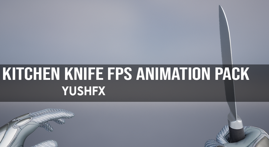 Kitchen Knife FPS Animation Pack in Animations - UE Marketplace