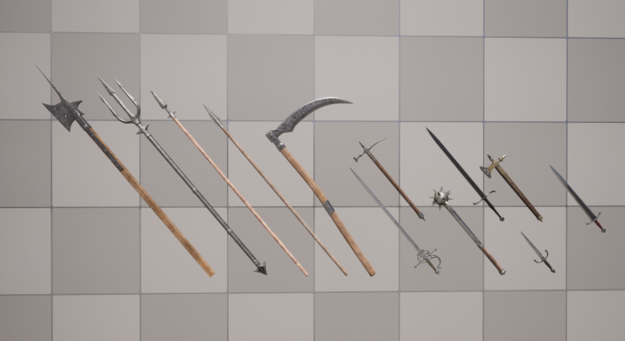Knight Weapons in Weapons - UE Marketplace