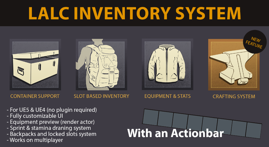 LALC Inventory System in Blueprints - UE Marketplace