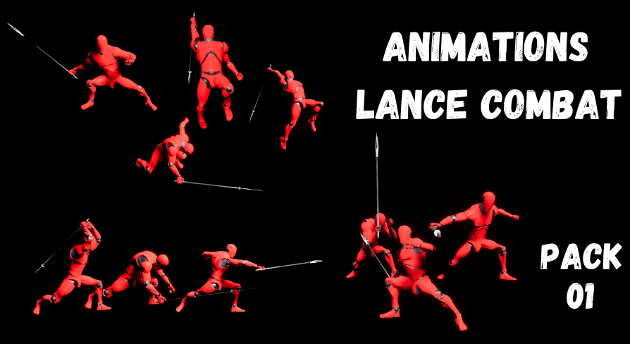 LANCE COMBAT PACK 01, 카테고리 애니메이션 - UE 마켓플레이스