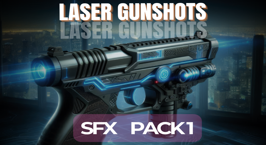 在音效创建的LASER GUNSHOTS: SFX PACK1 - 虚幻引擎商城