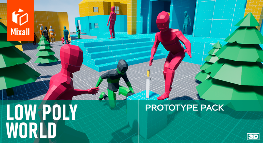 LOW POLY WORLD - PROTOTYPE PACK in Environments - UE Marketplace
