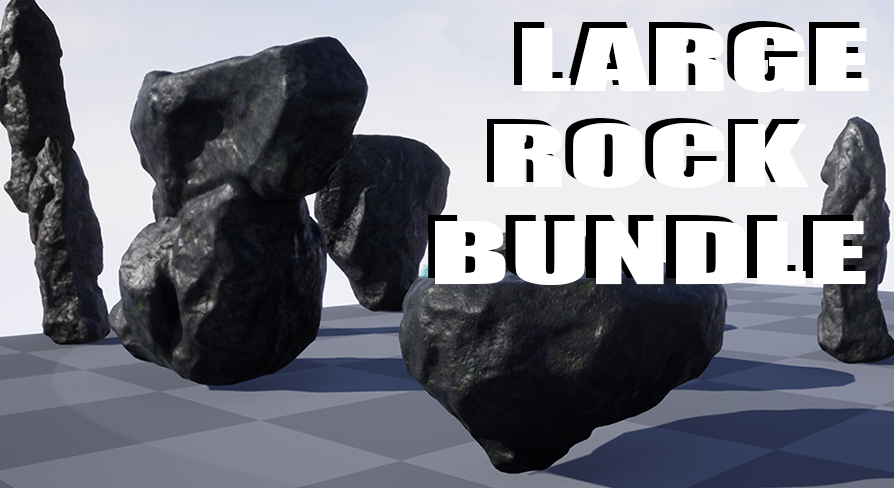 Large Rock Bundle, 카테고리 소품 - UE 마켓플레이스