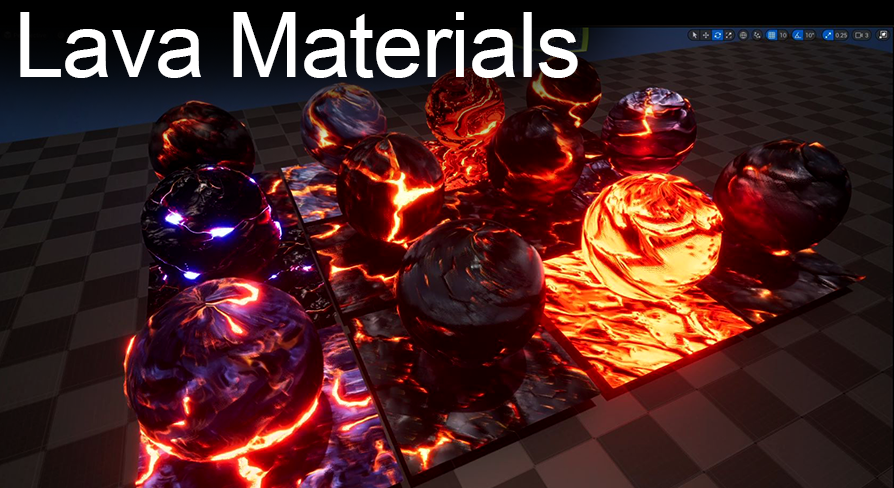 Lava Material 2 PBR 4K in Materials - UE Marketplace