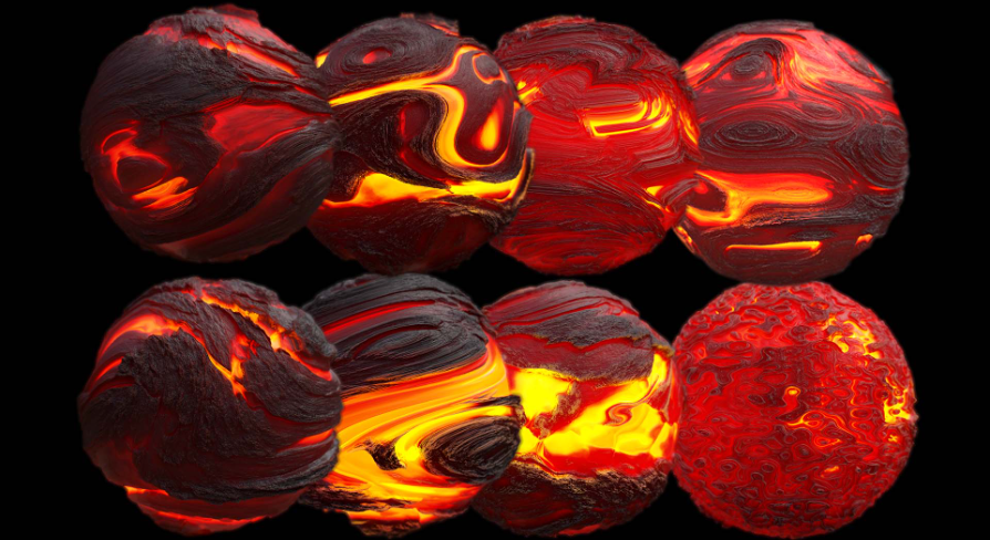 Lava Material Pack Vol 5 in Materials - UE Marketplace